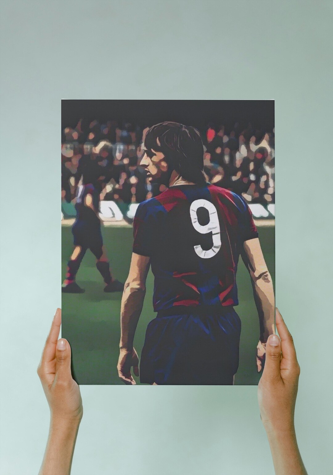 Cruyff Poster, Football Poster, Soccer Poster, Football Wall Art ...