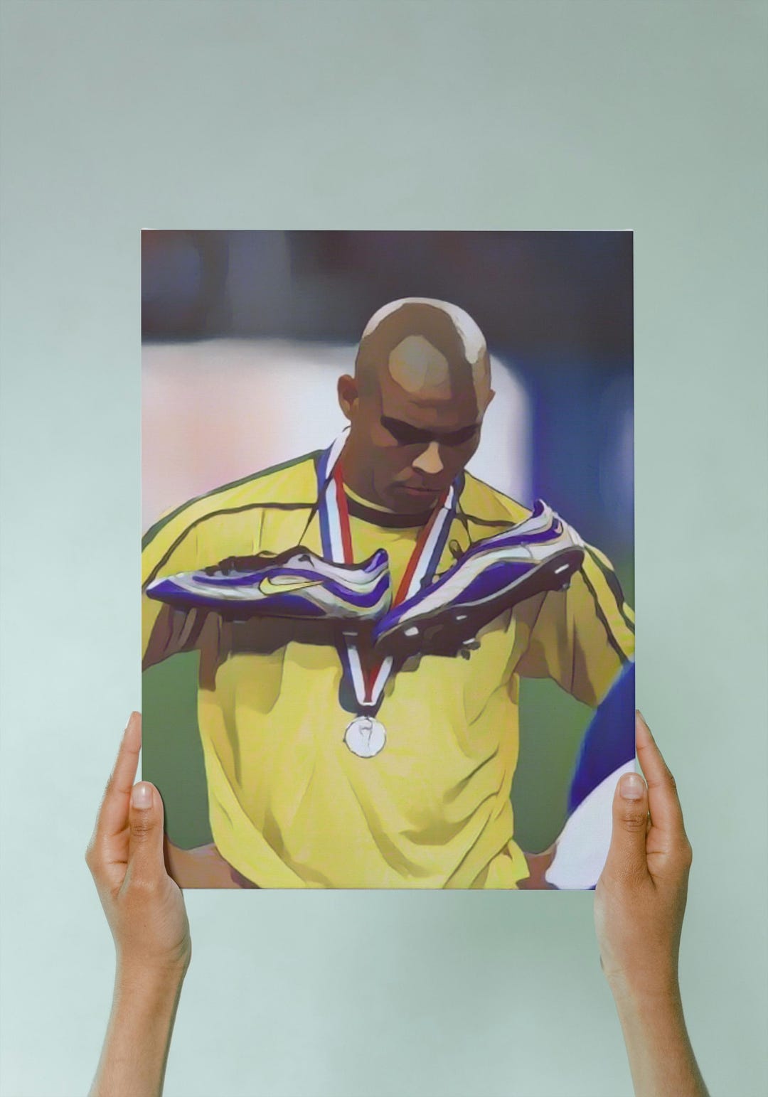 Ronaldo R9 Poster, Football Poster, Soccer Poster, Football Wall Art ...