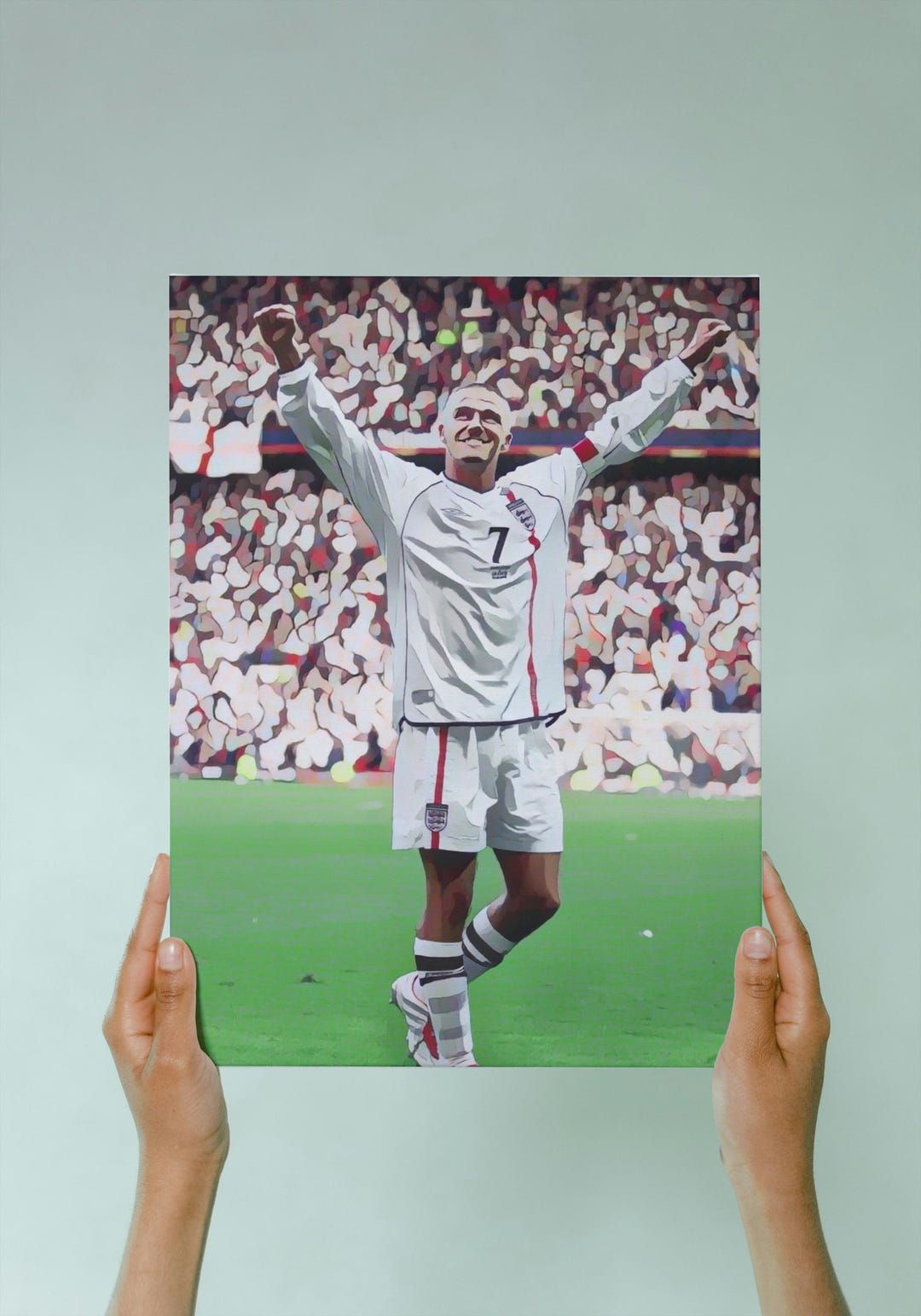 Beckham Poster, Football Poster, Soccer Poster, Football Wall Art ...