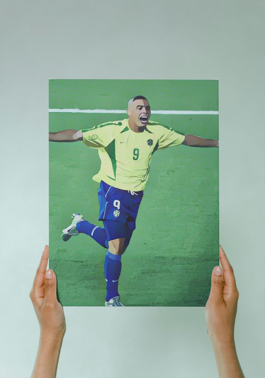 Ronaldo R9 Poster, Football Poster, Soccer Poster, Football Wall Art ...