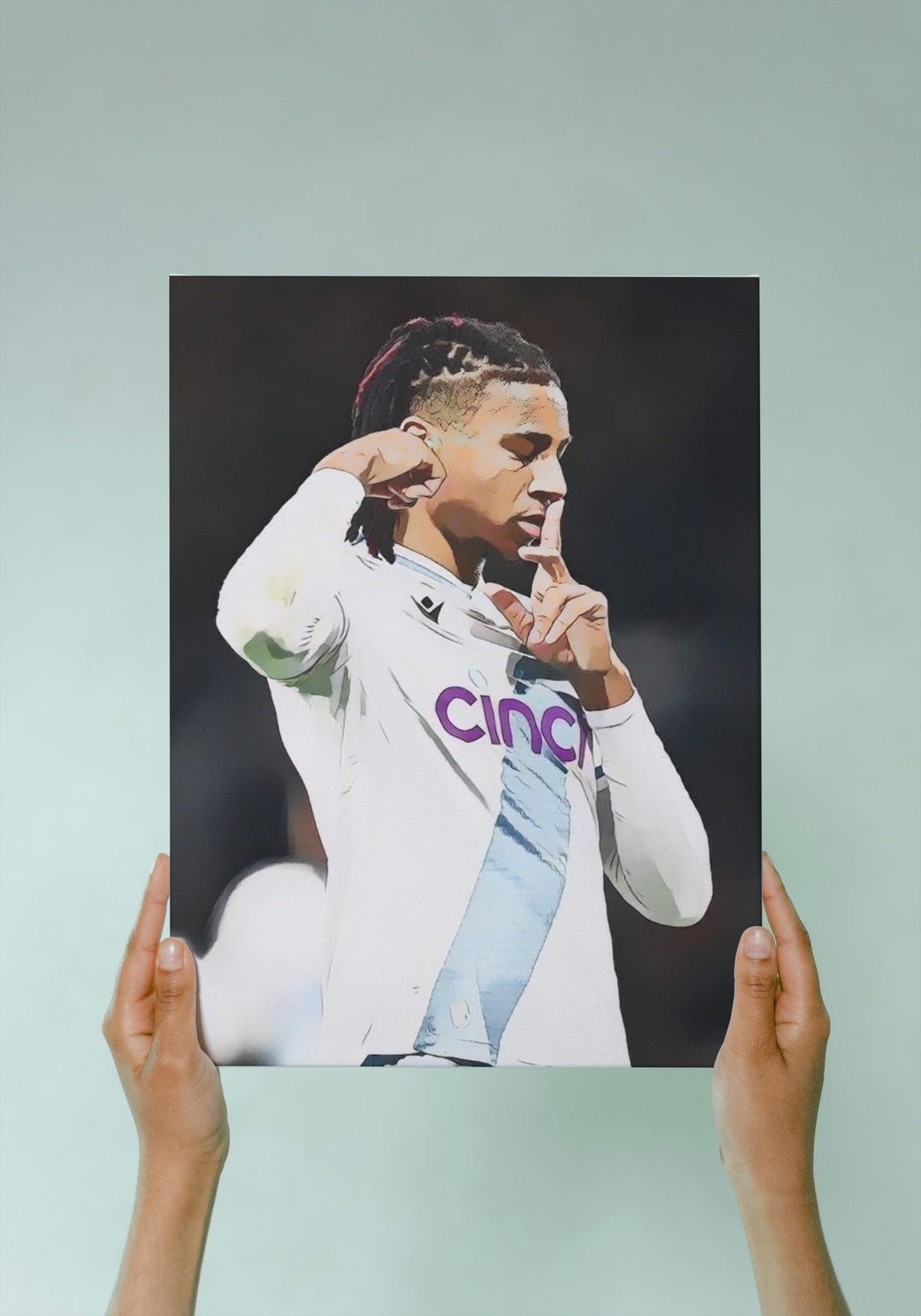 Olise Poster, Football Poster, Soccer Poster, Football Wall Art, Soccer ...