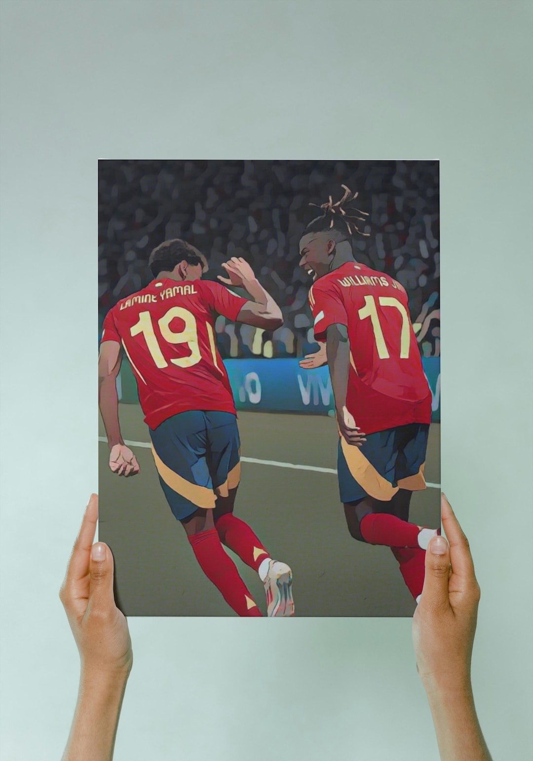 Spain Football Poster, Football Poster, Soccer Poster, Football Wall ...