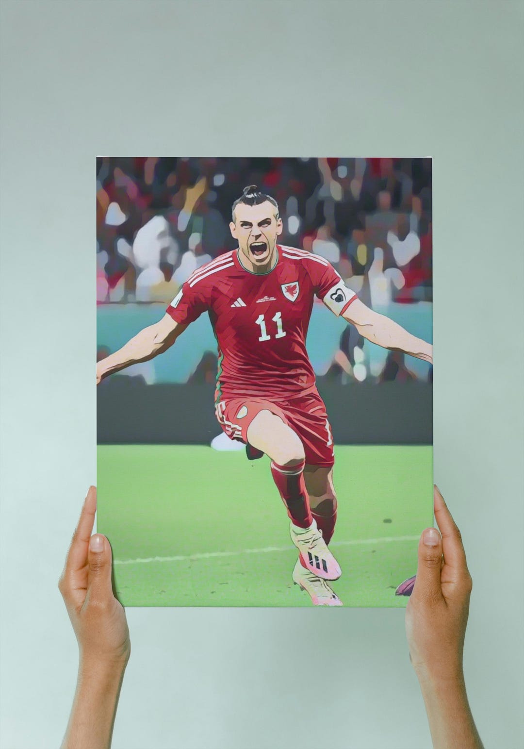 Gareth Bale Poster, Football Poster, Soccer Poster, Football Wall Art ...