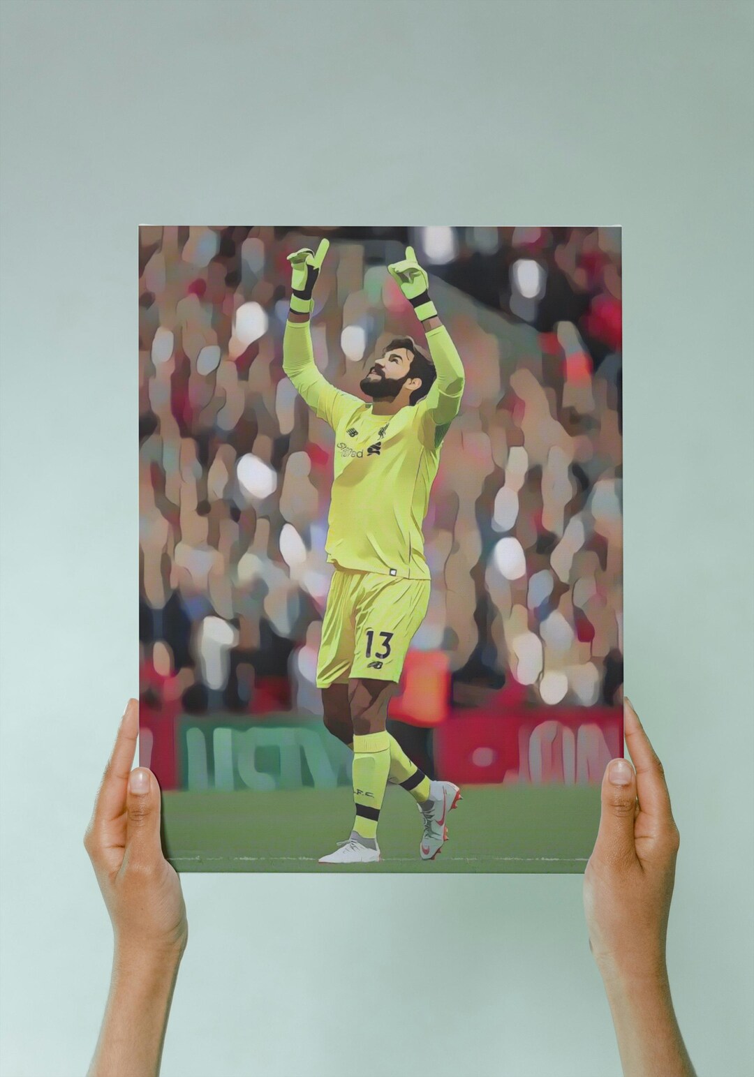 Alisson Poster, Football Poster, Soccer Poster, Football Wall Art ...