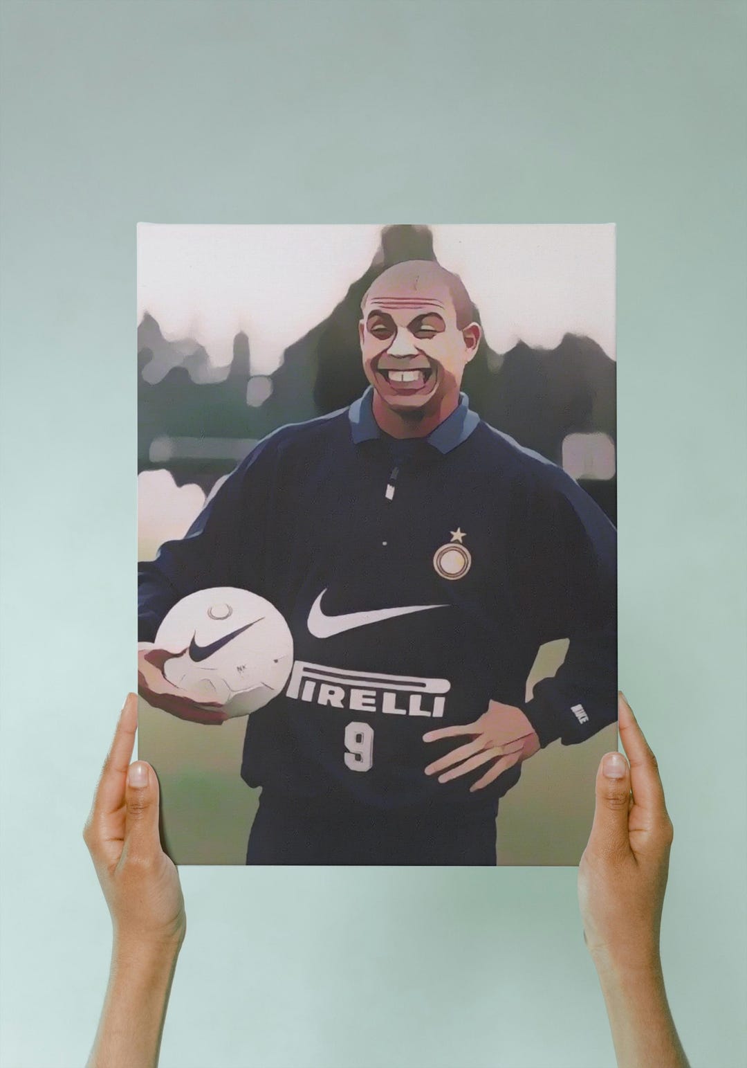Ronaldo R9 Poster, Football Poster, Soccer Poster, Football Wall Art ...