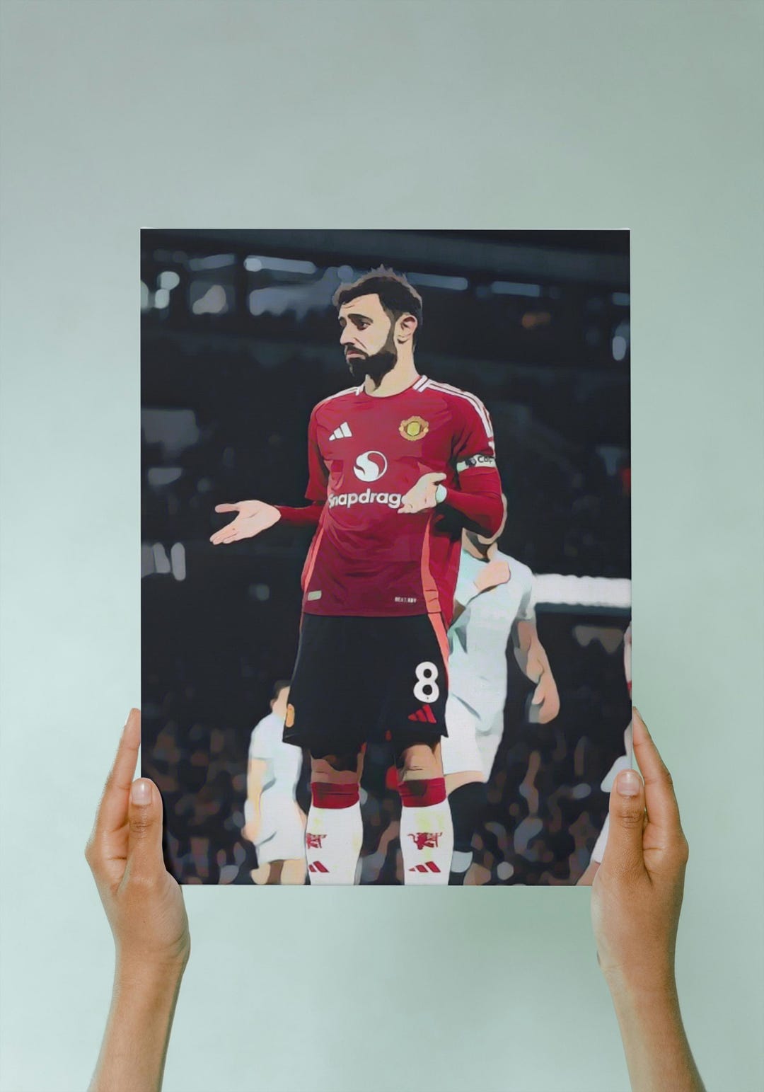 Bruno Fernandes Poster, Football Poster, Soccer Poster, Football Wall ...
