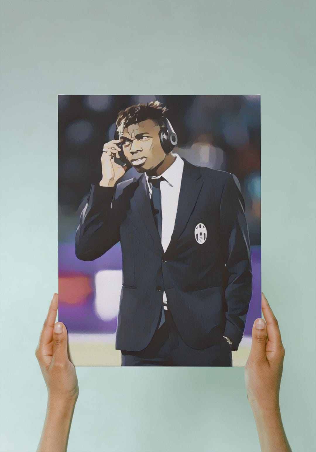Pogba Poster, Football Poster, Soccer Poster, Football Wall Art, Soccer ...