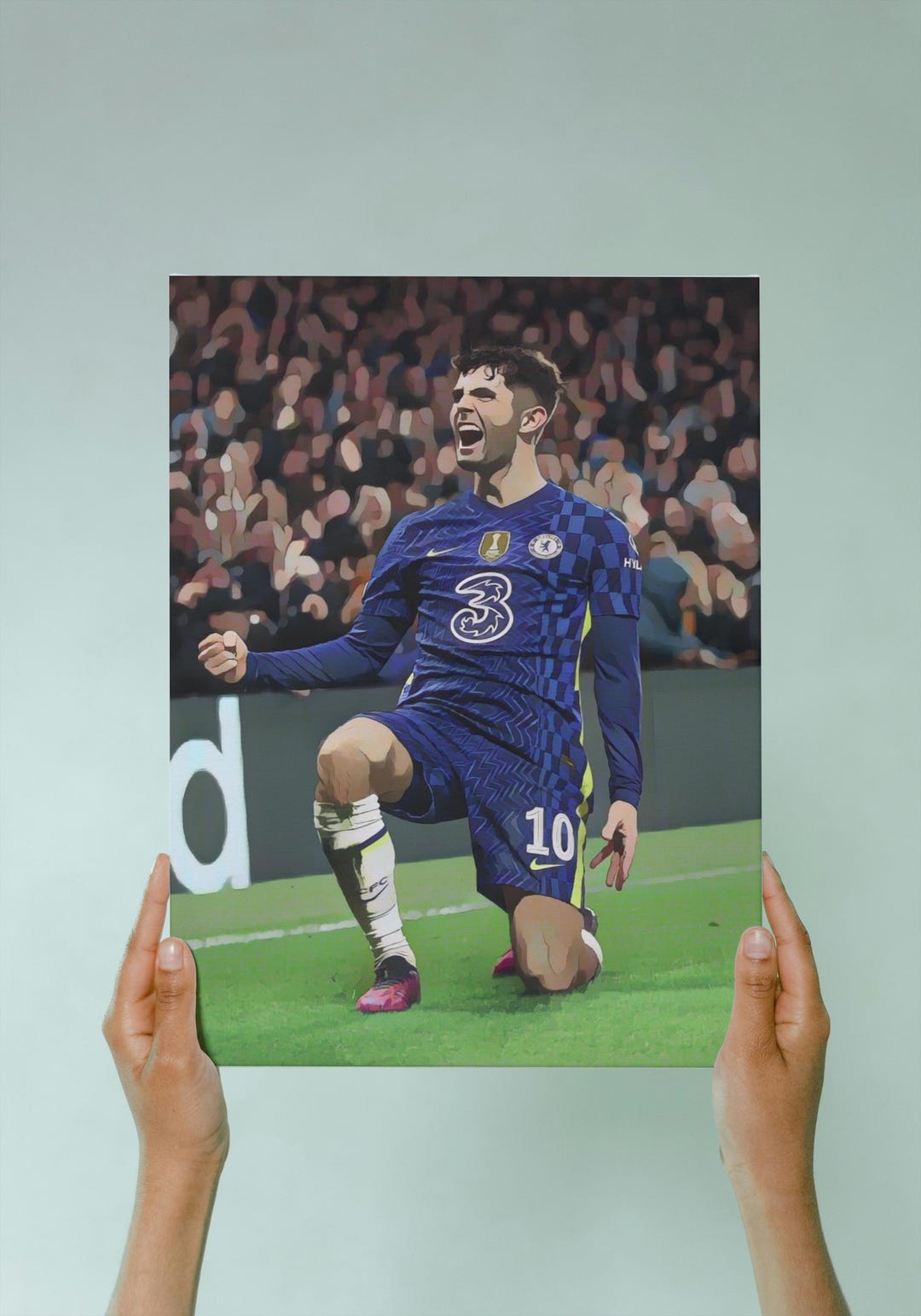 Pulisic Poster, Football Poster, Soccer Poster, Football Wall Art ...