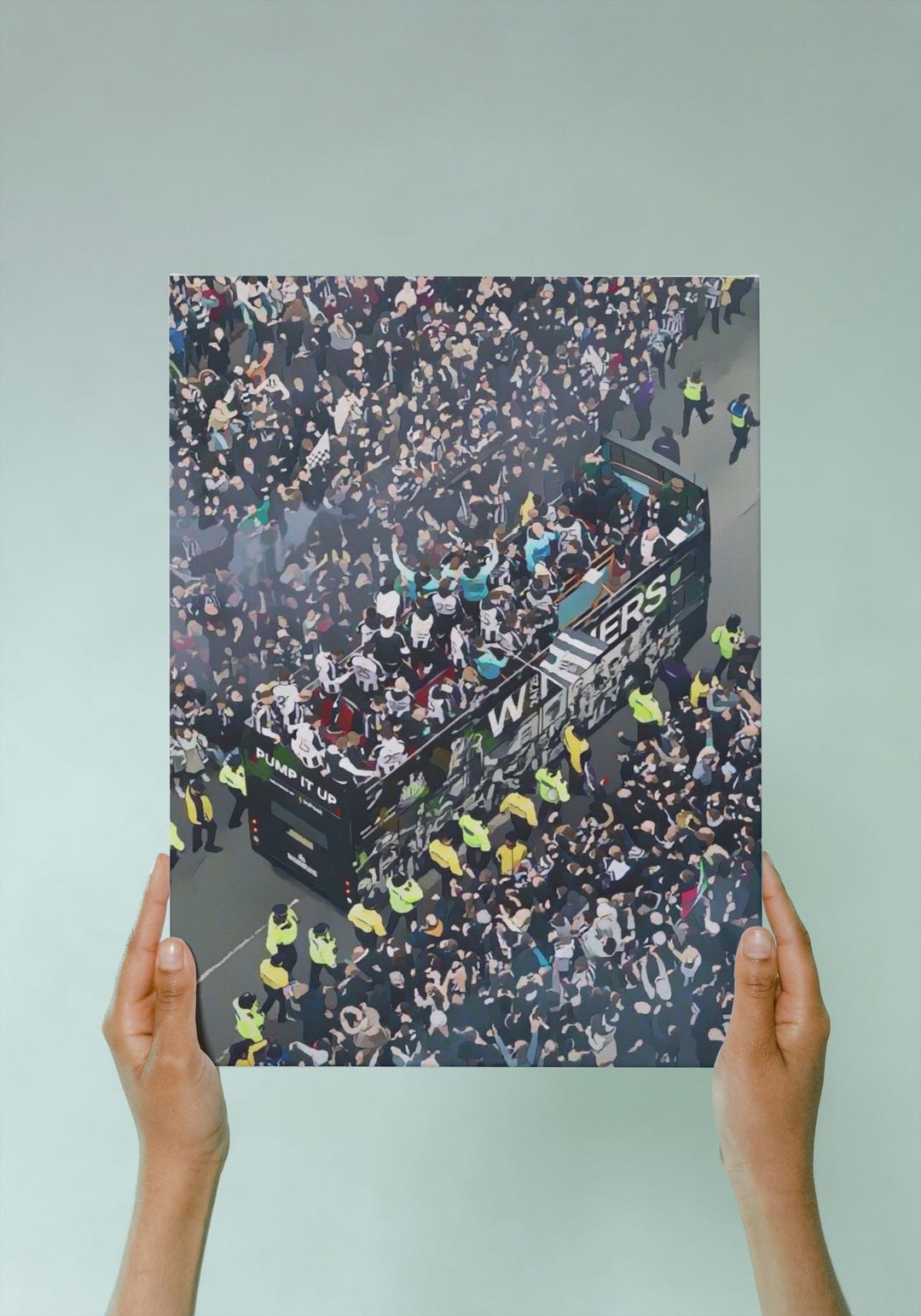 Newcastle Poster, Football Poster, Soccer Poster, Football Wall Art ...