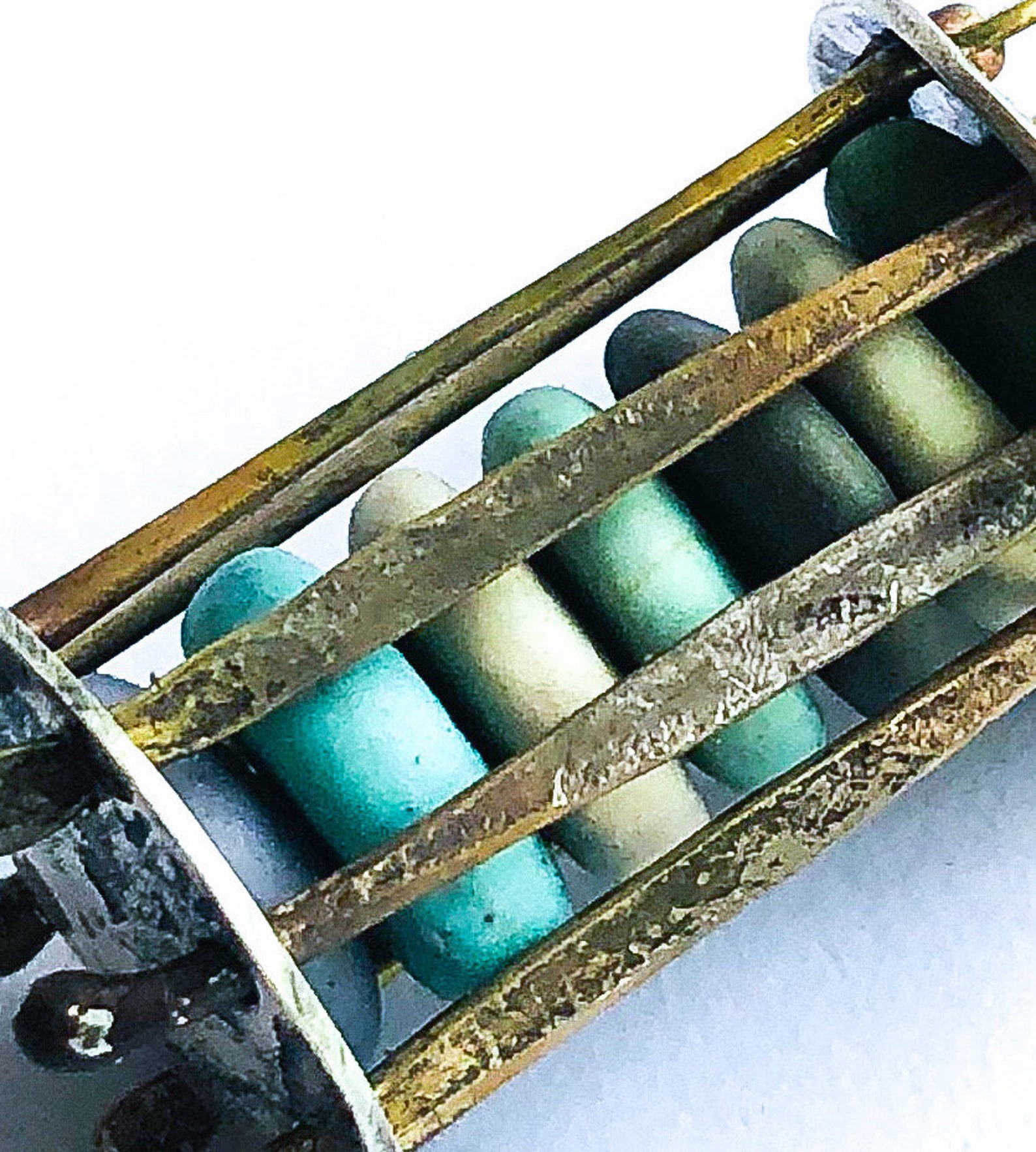 Faux Rocks in a Silver Cage Pendant - Etsy