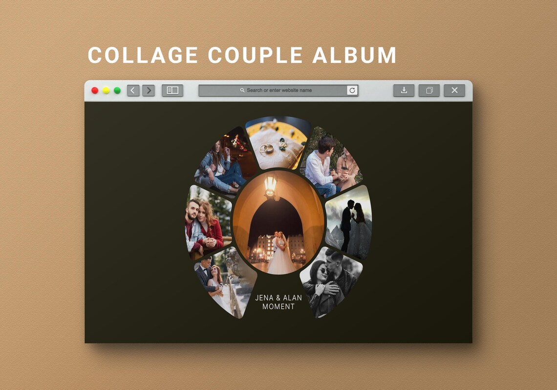 Anniversary Slideshow Template: Photo Collage Album (canva Editable) - Etsy