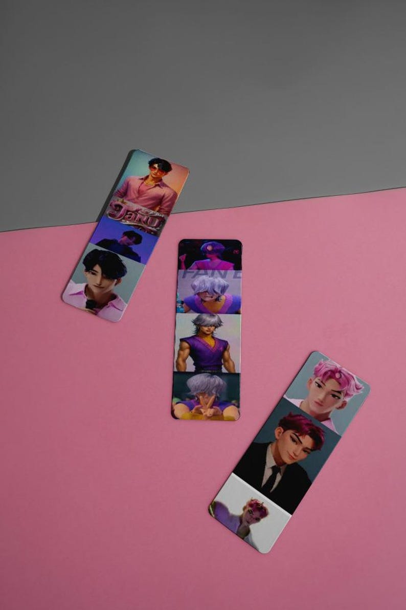 K-pop Demon Hunters Bookmark Set | Huntrix Girls Fan Art (digital ...