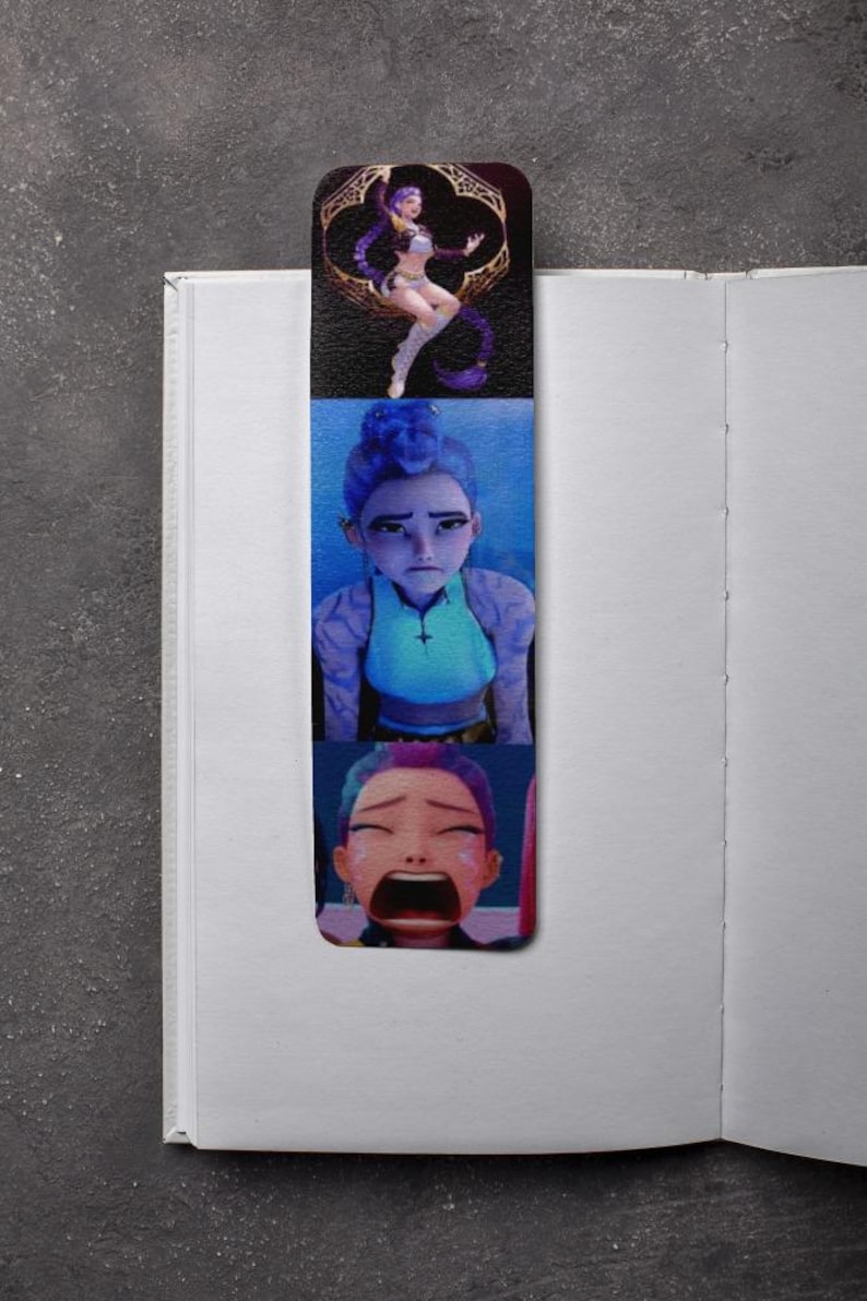 K-pop Demon Hunters Bookmark Set | Huntrix Girls Fan Art (digital ...
