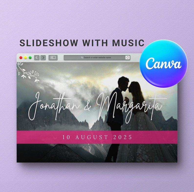 Anniversary Slideshow Presentation Template With Music Photo Collage ...