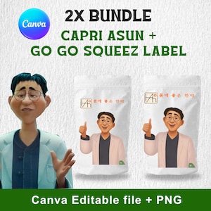 Kpop Demon Hunters Tonic Label - Etsy UK