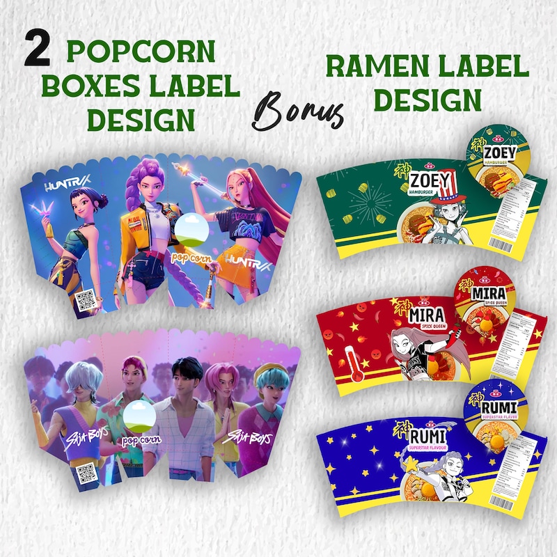 Anime Popcorn Bucket - Etsy