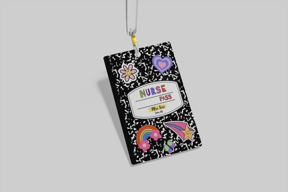 Editable Classroom Hall Passes: Retro Teacher Decor (canva Template ...
