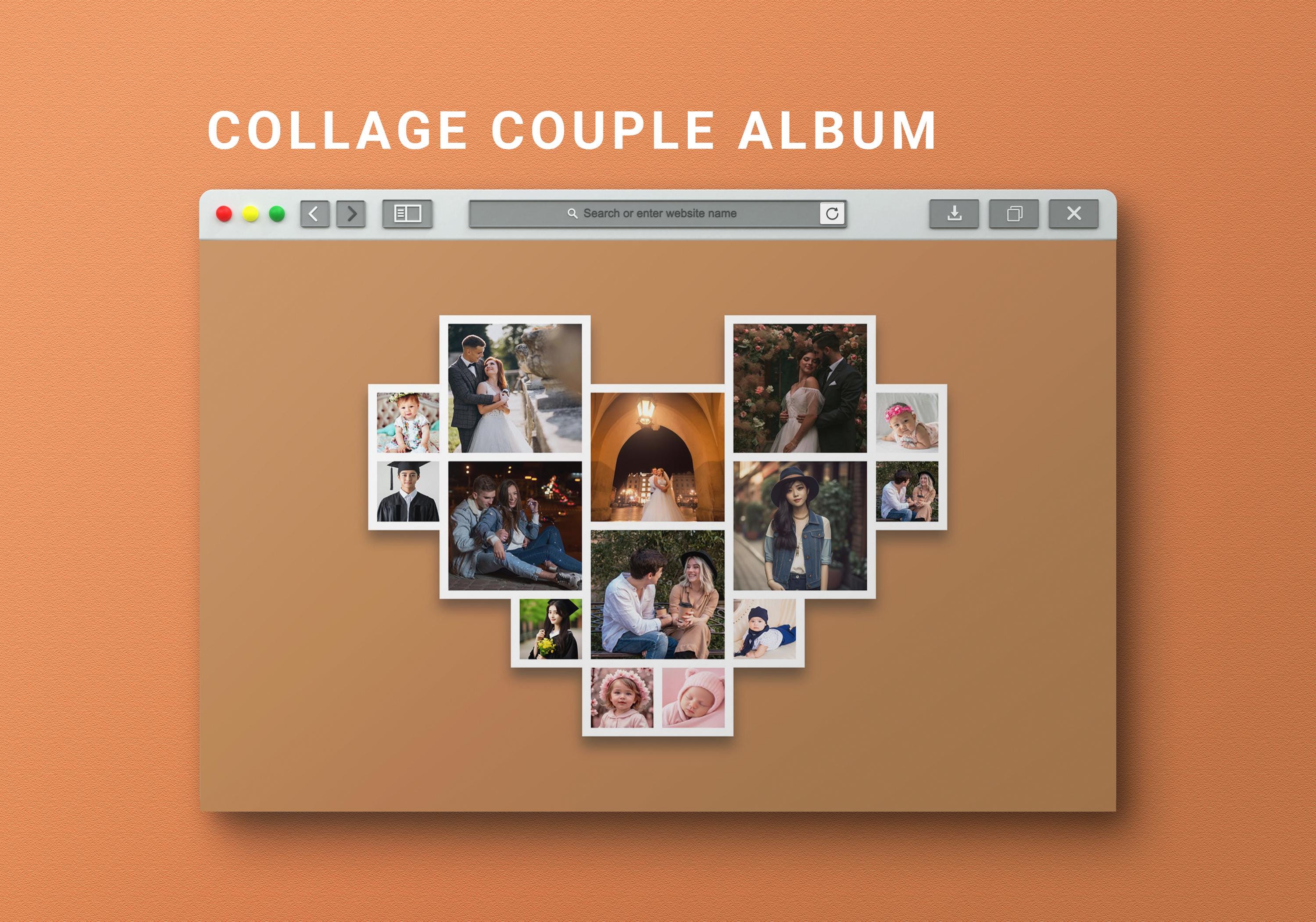 Anniversary Slideshow Template: Photo Collage Album (canva Editable) - Etsy