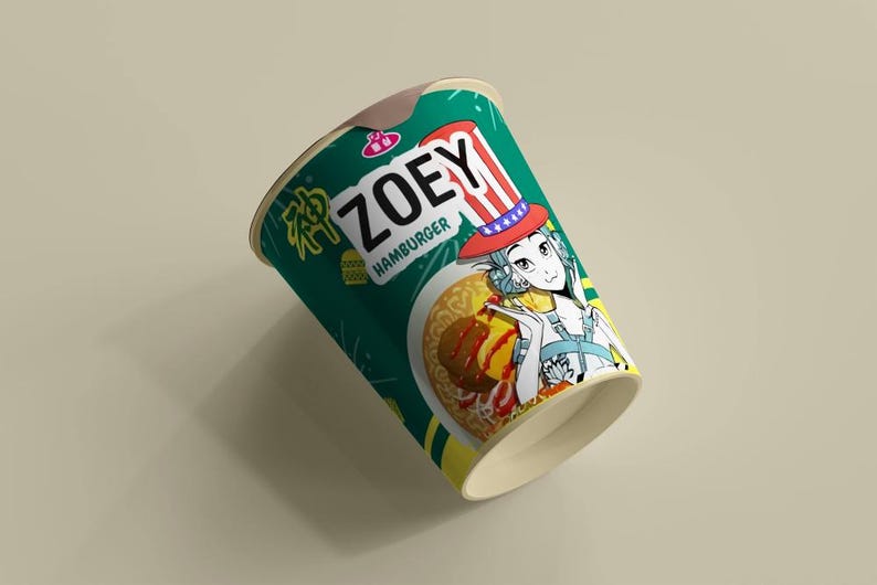 K-pop Demon Hunter Popcorn Boxes | Anime Party Favors (canva DIY ...