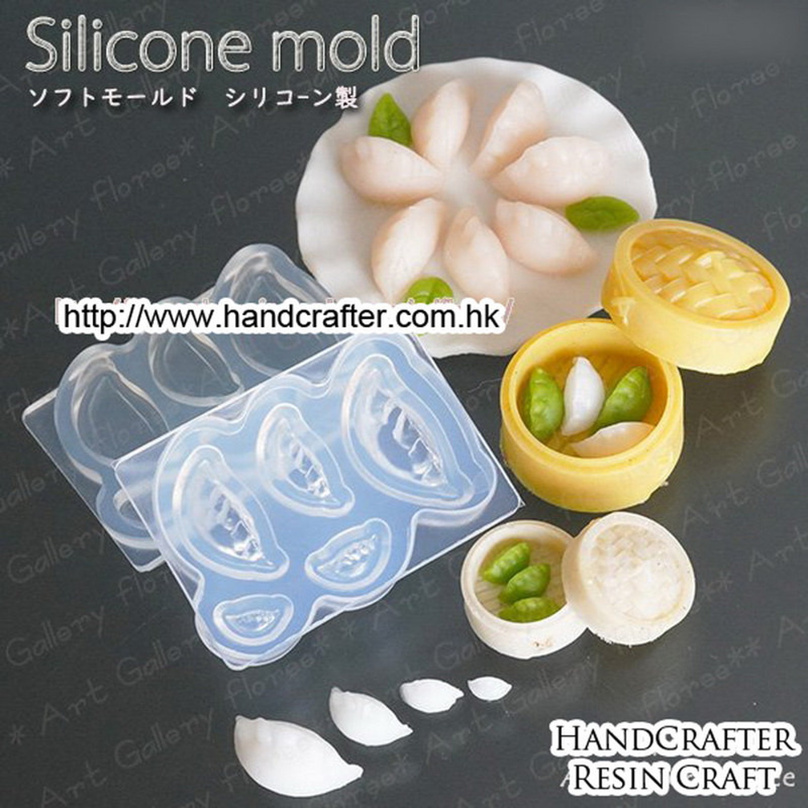 Lovely Food Series 3D Dumplings Mold High Quality Silicone Soft Mold ...