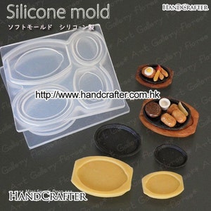 Miniature Series 3D Steak Plate (M/S) Mold High Quality Silicone Soft ...