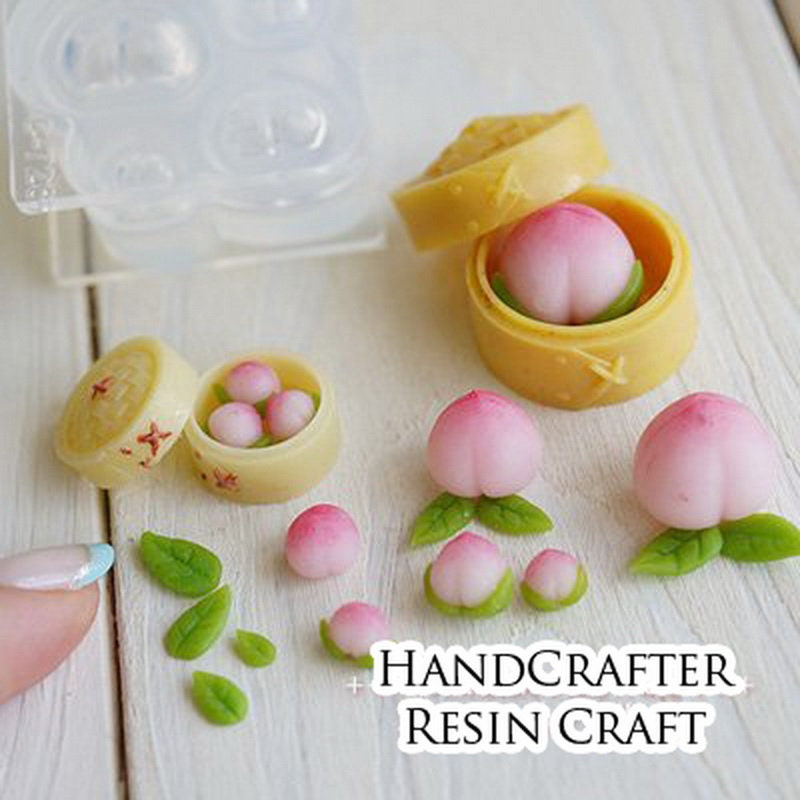 Lovely Food Series 3D Peach Mold High Quality Silicone Soft | Etsy