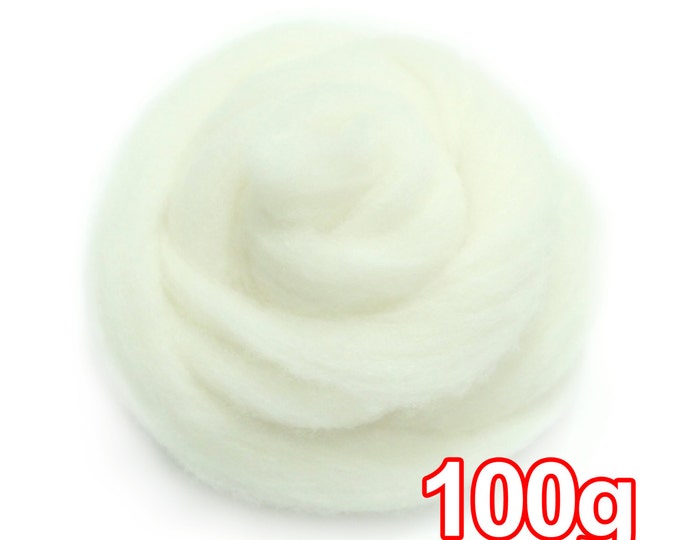 10g Super Fast Felting Short Fiber Wool Perfect in Needle Felt Natural ...