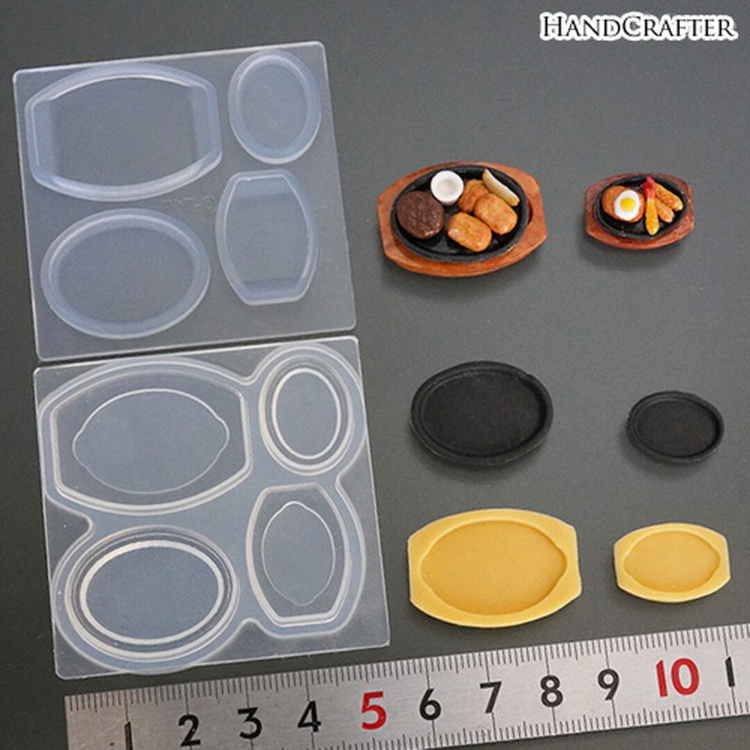Miniature Series 3D Steak Plate (M/S) Mold High Quality Silicone Soft ...