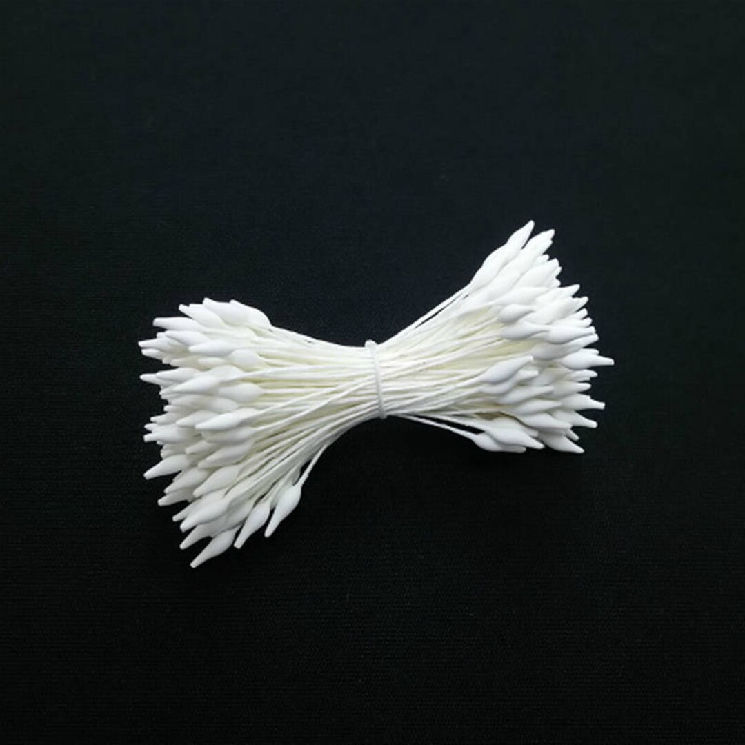 Flower Pip White (sharp Pip) L 3x8mm 144pcs Made in Japan Perfect for ...