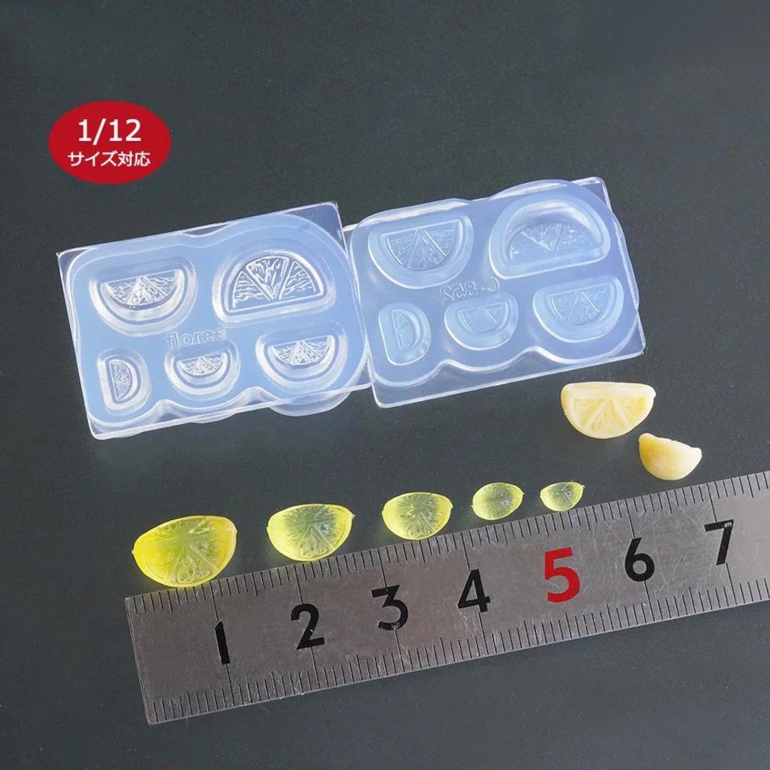 Miniature Fruit Gummy Mold Cut Orange High Quality Silicone Soft Mold ...