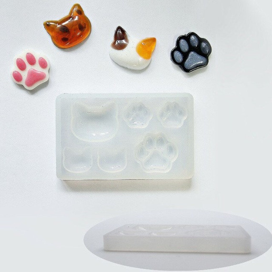 Cat Head & Cat Hands Mold High Quality Silicone Soft Mold for - Etsy
