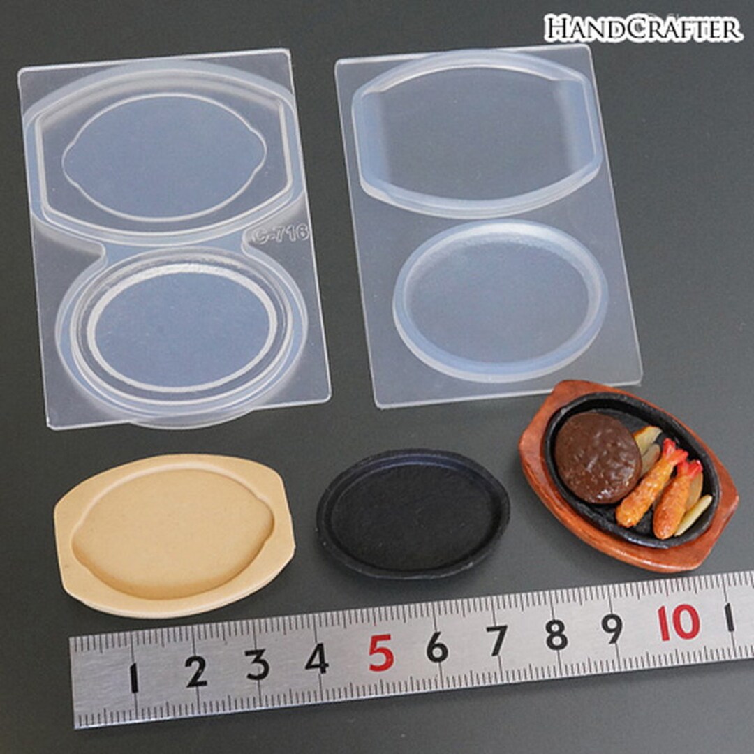 Miniature Series 3D Steak Plate (L) Mold High Quality Silicone Soft ...