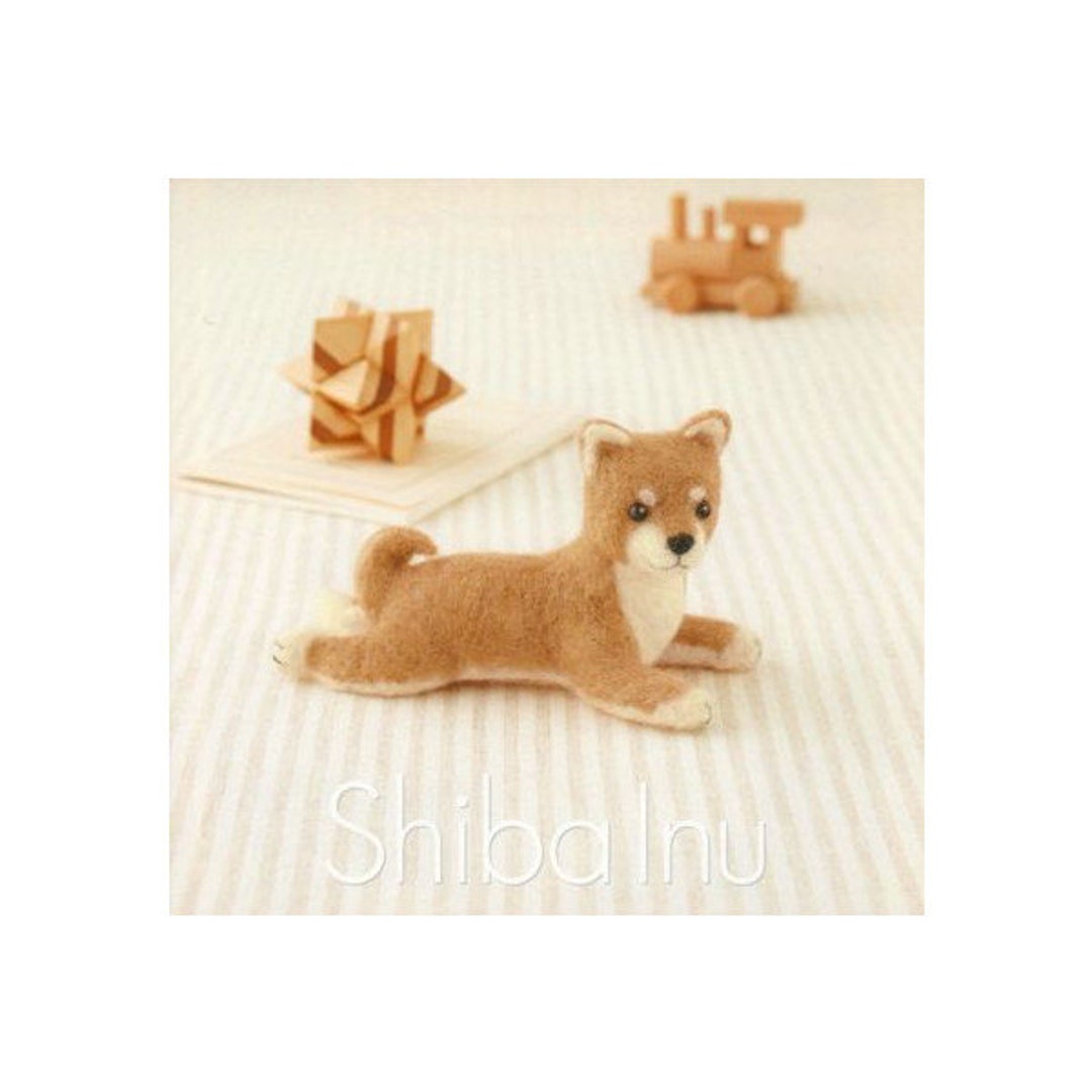 DIY Handmade Wool Felt Kit Shiba Inu - Japanese Kit Package - Etsy