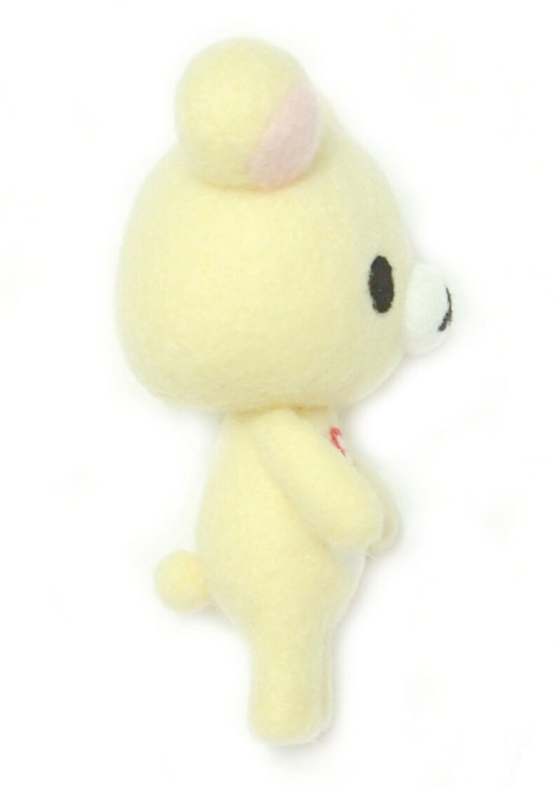 Needle Felting Rilakkuma Series DIY White Little Rilakkuma & Penguin ...