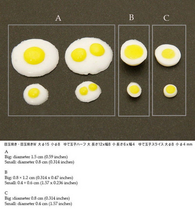 High Quality Silicone Soft Mold 1:12 Scale Sunny Egg Mold | Etsy