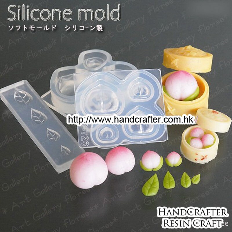 Lovely Food Series 3D Peach Mold High Quality Silicone Soft | Etsy