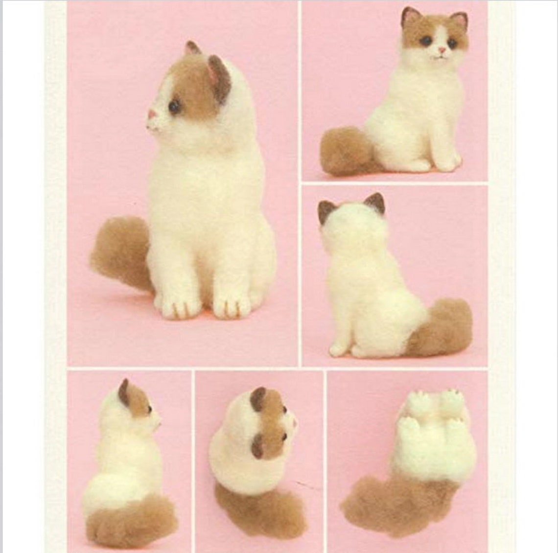 Hamanaka H441-537 Aclaine Felt Wool Handicraft Kit MASCOT | Etsy