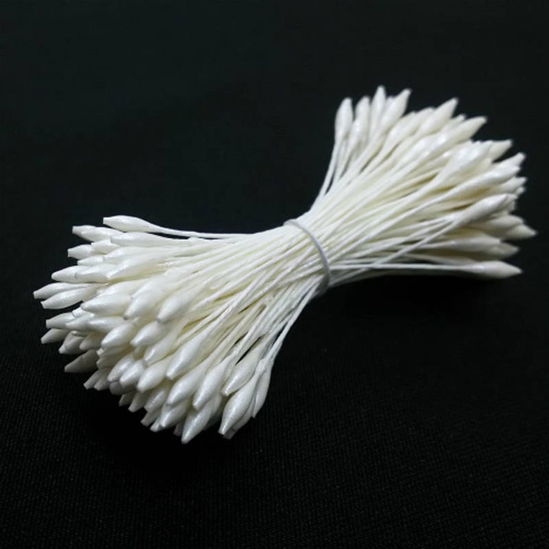 Flower Pip White(pearl Pip Sharp) L 3x8mm 144pcs Made in Japan Perfect ...