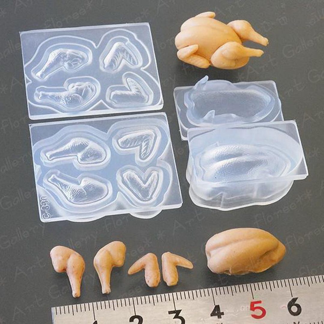 Miniature Food Mini 3D Roast Turkey High Quality Silicone Soft Mold for ...