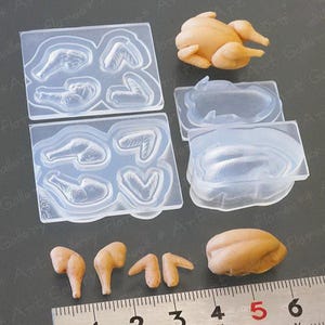 Miniature Food Mini 3D Roast Turkey High Quality Silicone Soft Mold for ...