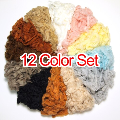 Merino Wool Japanese Hamanaka Felt Wool 4 Color Set. | Etsy