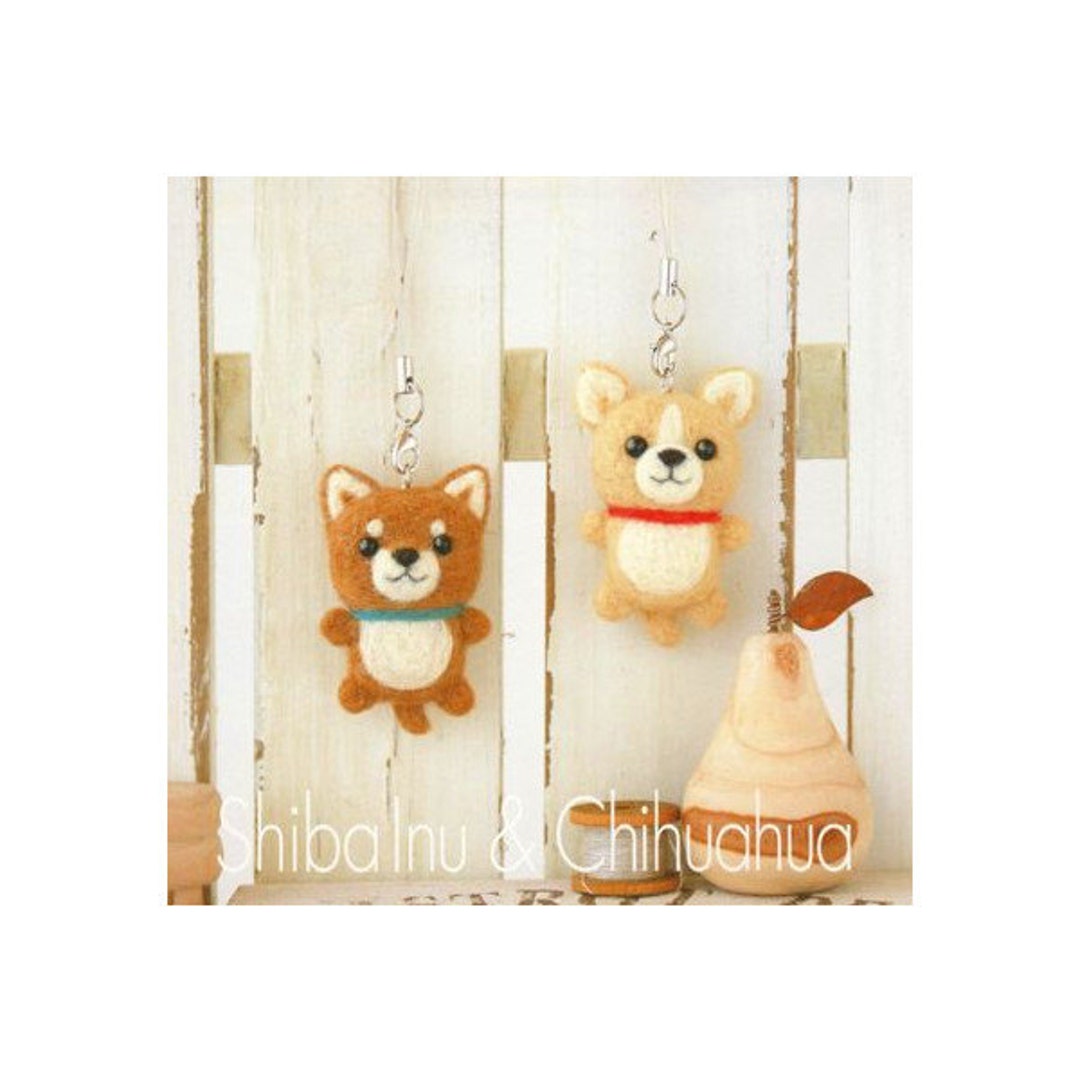 DIY Handmade Wool Felt Kit Shiba Inu and Chihuahua - Japanese Kit ...