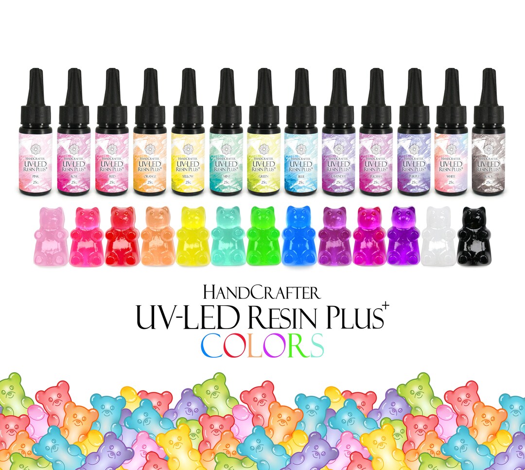 HANDCRAFTER UV Resin Plus+ Color Hard Type 25g, 13 Colors Choice From ...