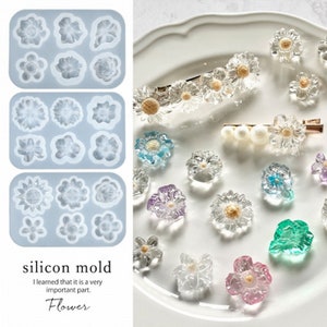 6 Cute Flower-shaped Molds, 3 Options Choice From High Quality Silicone ...