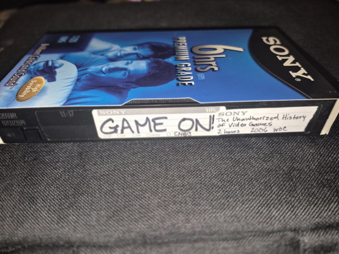 VHS Tape Game On! the Unauthorized History of Video Games CNBC 2006 ...