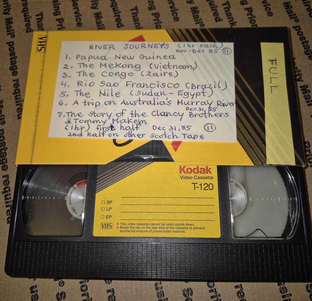 VHS Tape Chicago Area Public TV 1985 PBS Documentary Congo the Nile ...