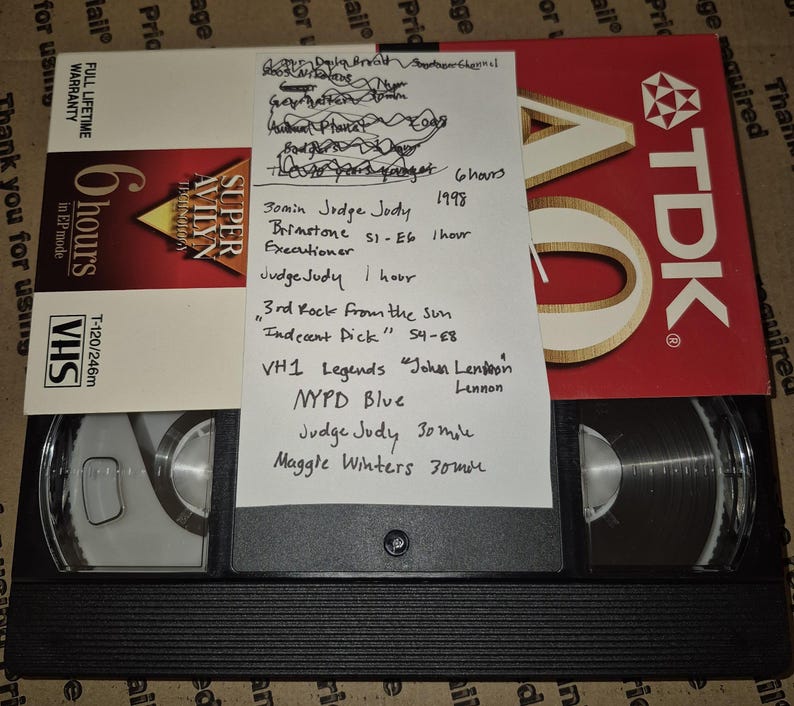 VHS Tape 1998 Judge Judy Brimstone 3r Rock VH1 NYPD Blue 6 Hours With ...