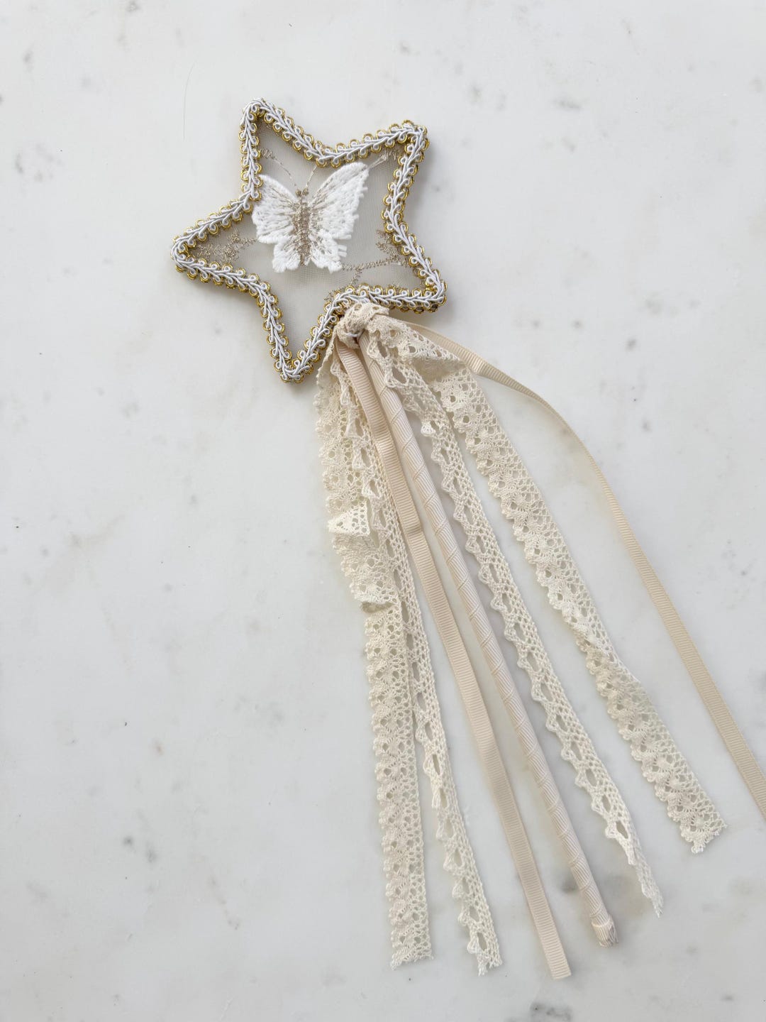 High Quality Fairy Wands | Lace Flower Wands | Flower Girl Party ...