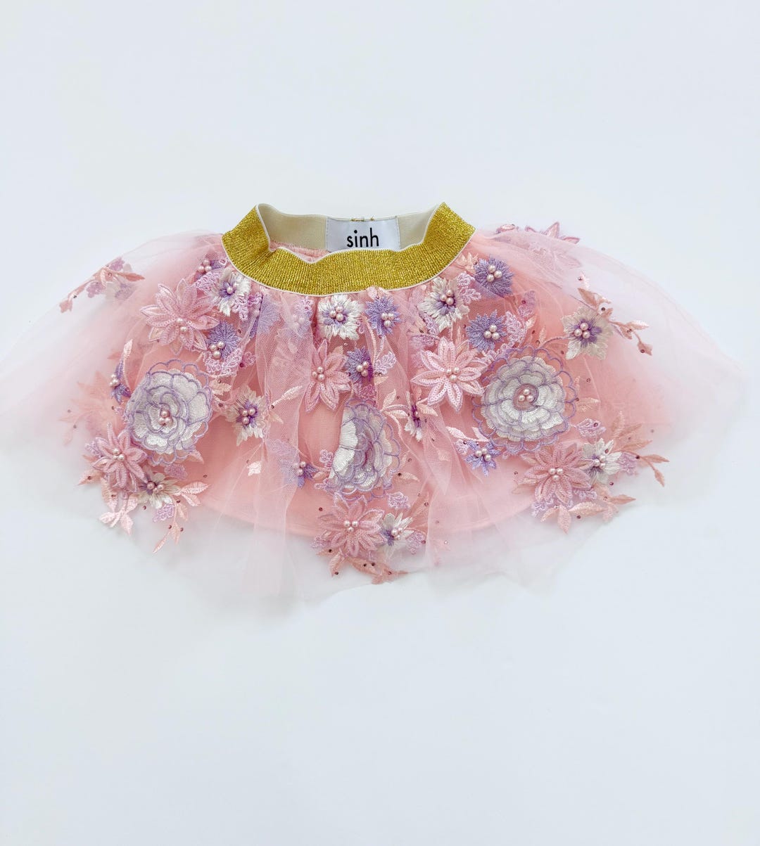 Embroidered Tutu Skirt, Fairy Costume, Flower Girl, Birthday Outfits ...