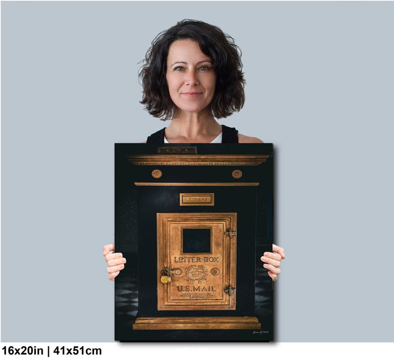 Vintage Brass U.S. Mail Letter Box Photo Print - Etsy